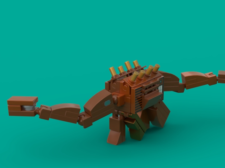 Steampunkasaurus from BrickLink Studio [BrickLink]