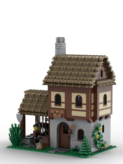 Blacksmith's House from BrickLink Studio [BrickLink]