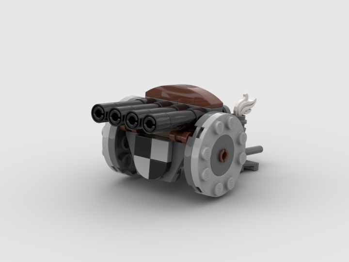 [Medieval Castle] Organ Cannon from BrickLink Studio [BrickLink]