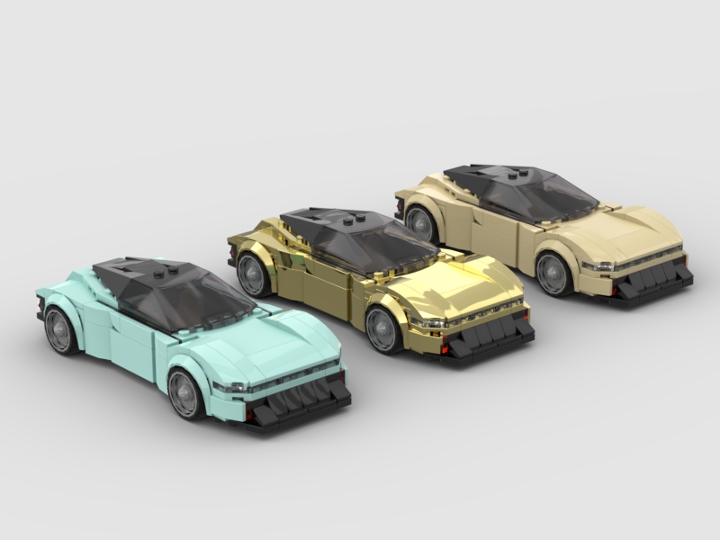 Muscle Cars from BrickLink Studio [BrickLink]