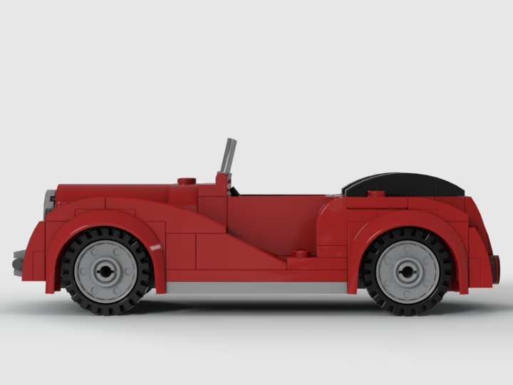 Red Vintage Car from BrickLink Studio [BrickLink]