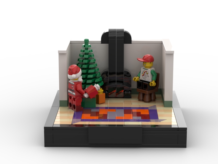 santa sighting from BrickLink Studio [BrickLink]