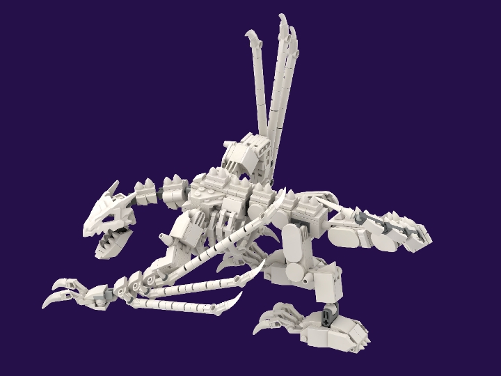 Skulkin Dragon from BrickLink Studio [BrickLink]