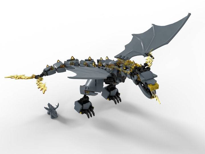Bolt Dragon from BrickLink Studio [BrickLink]