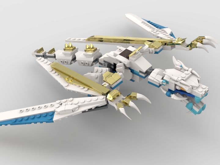 Ice Dragon from BrickLink Studio [BrickLink]