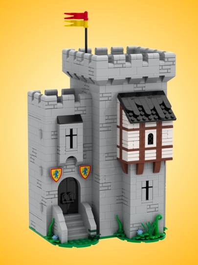 Small Castle / Outpost from BrickLink Studio [BrickLink]
