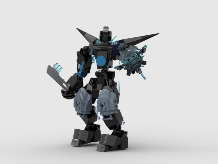 Dark Lightning Mech from BrickLink Studio [BrickLink]