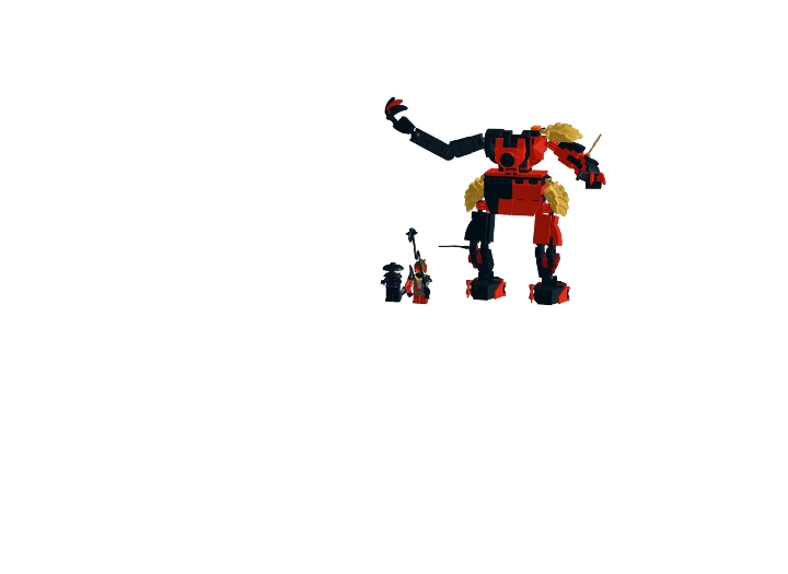 mech moc garmadon x corrupt kai from BrickLink Studio [BrickLink]