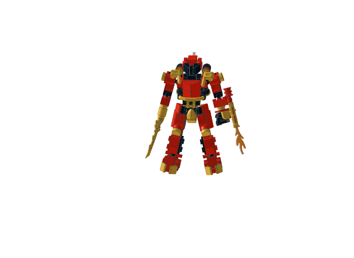 Suit of Fire from BrickLink Studio [BrickLink]