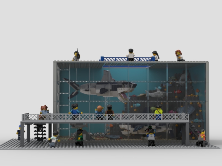 giant shark tank from BrickLink Studio [BrickLink]