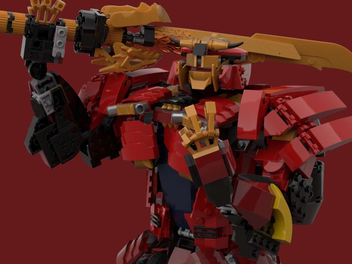 Kai's Shogun Mech from BrickLink Studio [BrickLink]