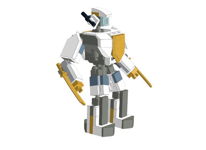 mini Zane titan mech from BrickLink Studio [BrickLink]
