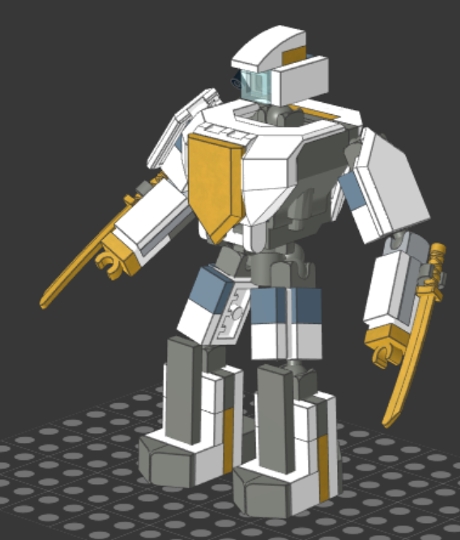 mini Zane titan mech from BrickLink Studio [BrickLink]