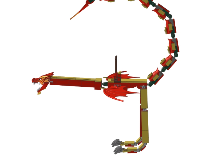 Ninja Dragon from BrickLink Studio [BrickLink]