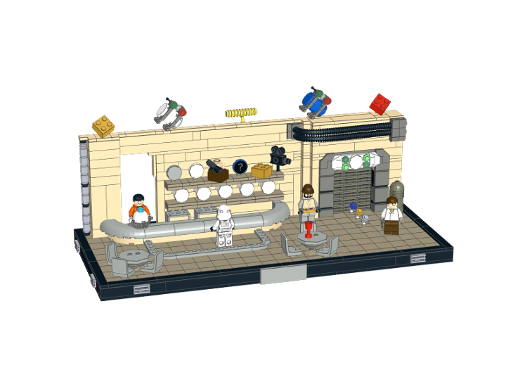 LSWTCS CANTINA HUB WORLD MOC REFINED from BrickLink Studio [BrickLink]