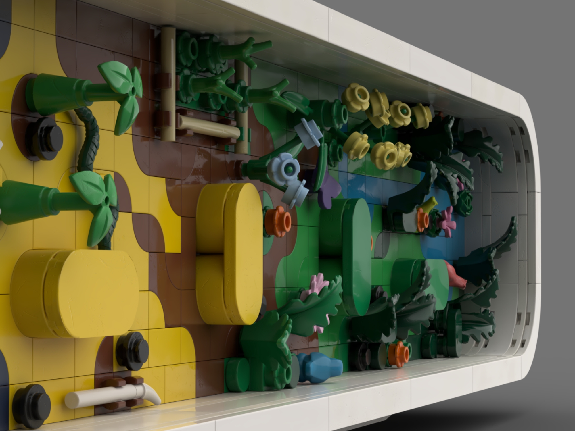 [Modern Desk Habitat] [BrickLink]