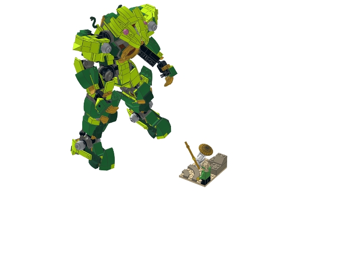 Devourer Mech (Master of Destruction Mech) from BrickLink Studio ...