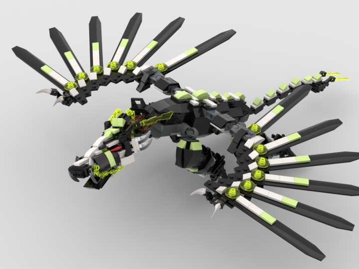 Morro's Cursed Dragon from BrickLink Studio [BrickLink]