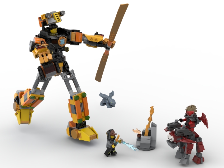 Arin's Cave Mech from BrickLink Studio [BrickLink]