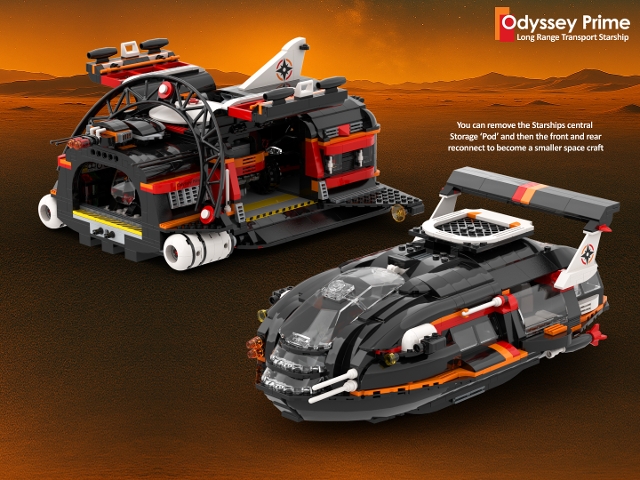 [Odyssey Prime Space Cruiser] [BrickLink]