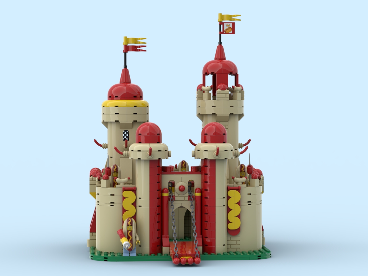 [Steamed Bun Citadel] [BrickLink]