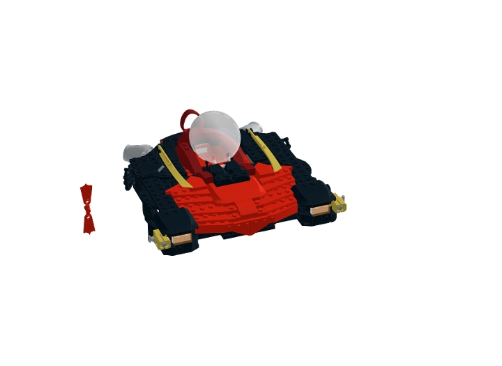 red saucer from BrickLink Studio [BrickLink]