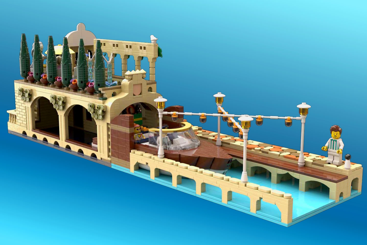 [The Lake Como Boathouse] [BrickLink]