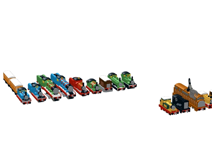 Thomas and his Friends from BrickLink Studio [BrickLink]