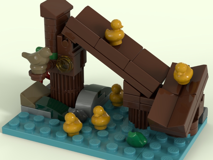 Brickside Creek from BrickLink Studio [BrickLink]