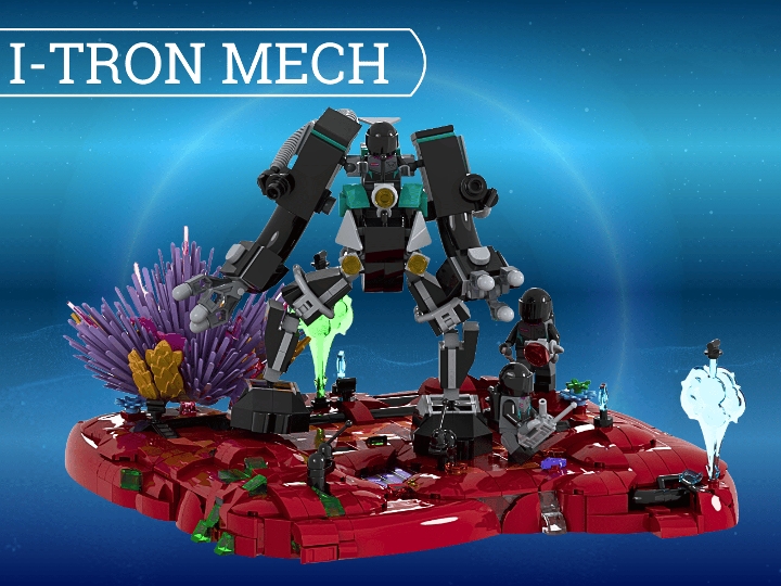 I-TRON MECH from BrickLink Studio [BrickLink]