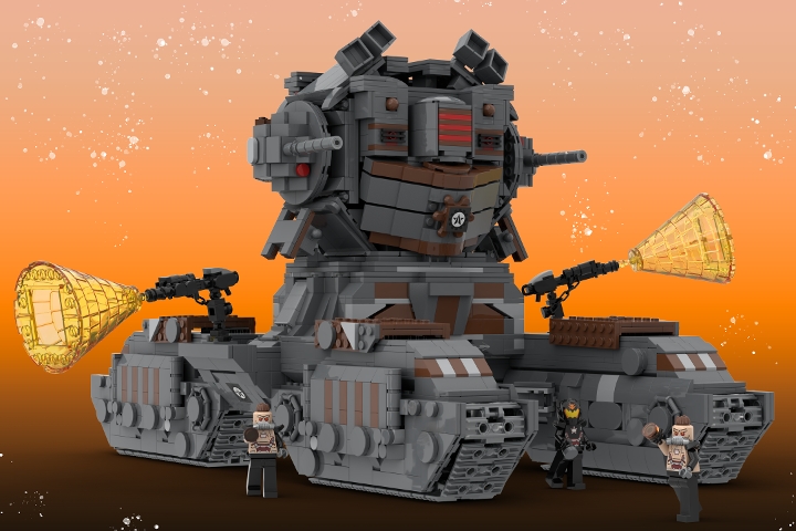 Helldivers 2 Automaton Vox Engine from BrickLink Studio [BrickLink]