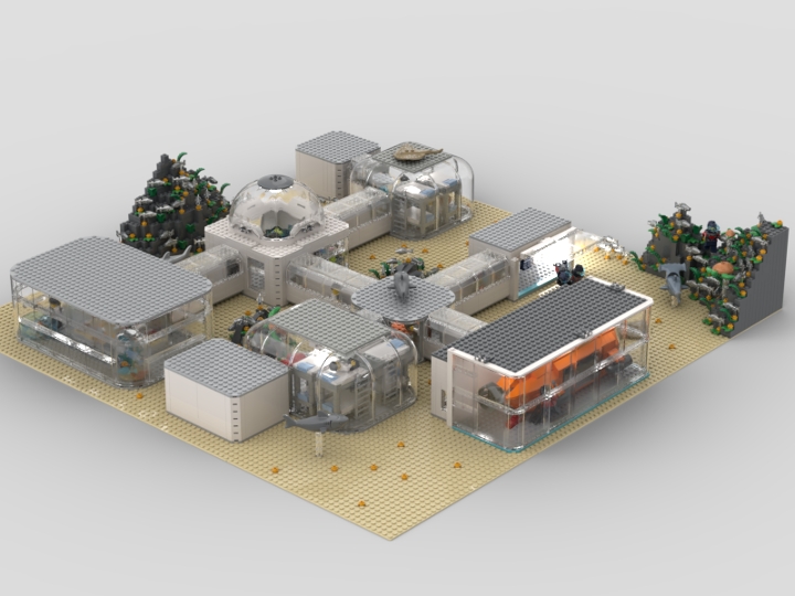 underwater Base from BrickLink Studio [BrickLink]