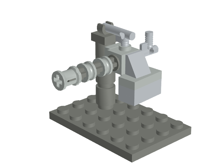 minigun from BrickLink Studio [BrickLink]