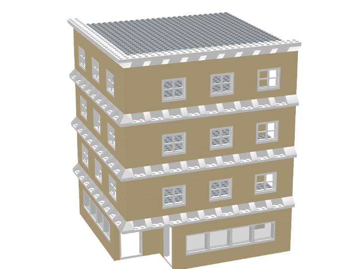 Basic Corner Building from BrickLink Studio [BrickLink]
