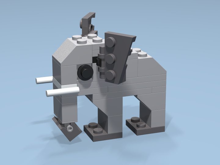 4904-1: Elephant from BrickLink Studio [BrickLink]