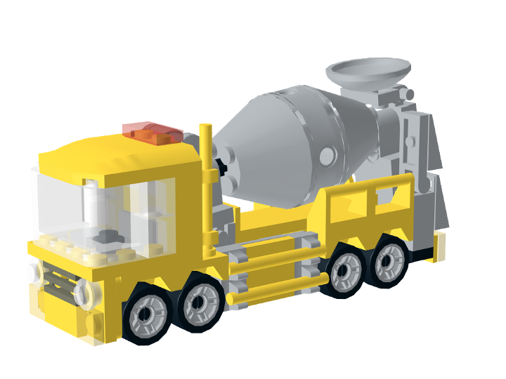 Mini Cement Mixer from BrickLink Studio [BrickLink]
