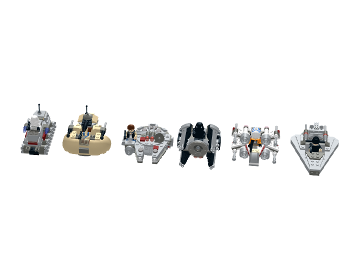Star Wars Microfighters Wave One from BrickLink Studio [BrickLink]