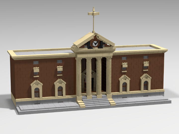 Hill Valley Courthouse from BrickLink Studio [BrickLink]