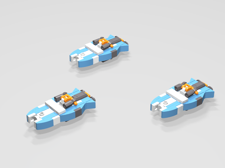 Hiigaran Gunship Squadron from BrickLink Studio [BrickLink]