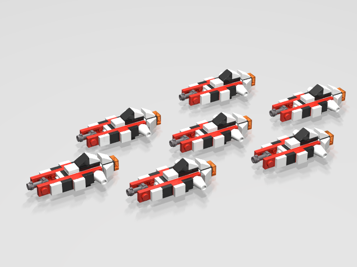 Vaygr Lance Fighter Wing from BrickLink Studio [BrickLink]