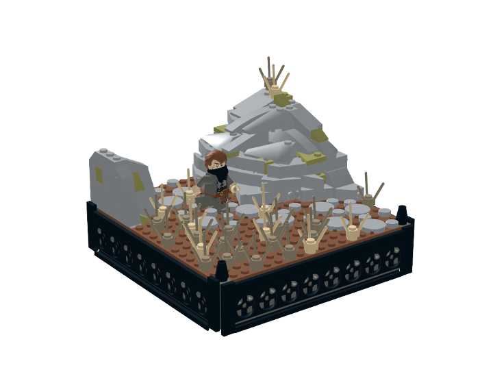 The rocks from BrickLink Studio [BrickLink]