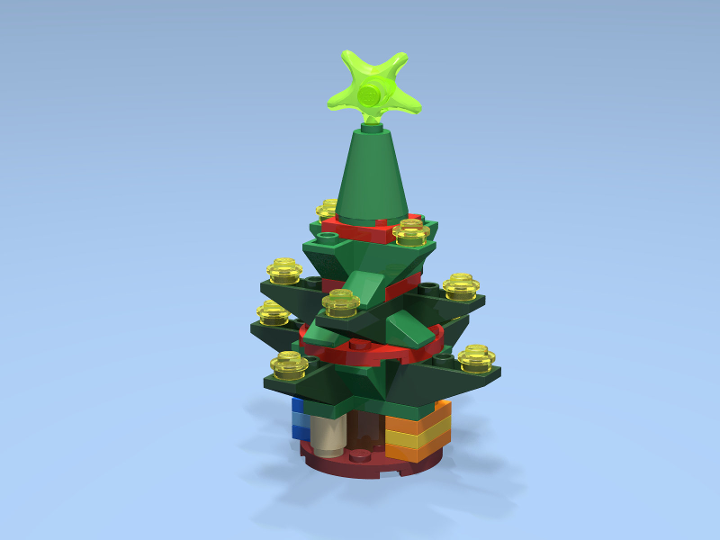 30186-1 Christmas Tree from BrickLink Studio [BrickLink]