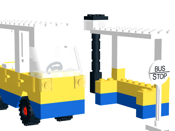 Bus Stop from BrickLink Studio [BrickLink]
