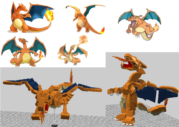 Charizard from BrickLink Studio [BrickLink]
