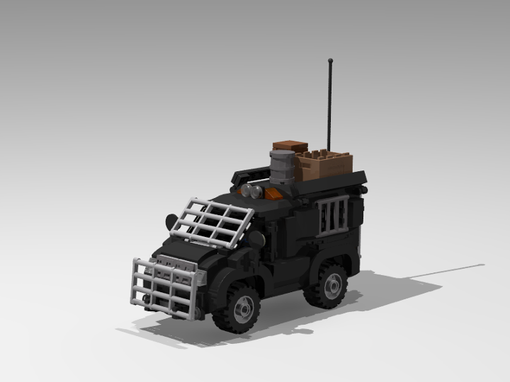 armored truck from BrickLink Studio [BrickLink]