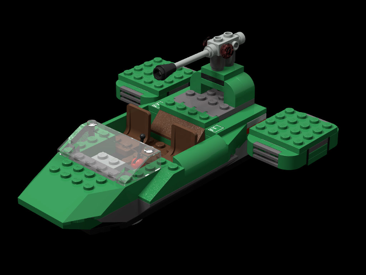 Flash Speeder Naboo (SW) from BrickLink Studio [BrickLink]