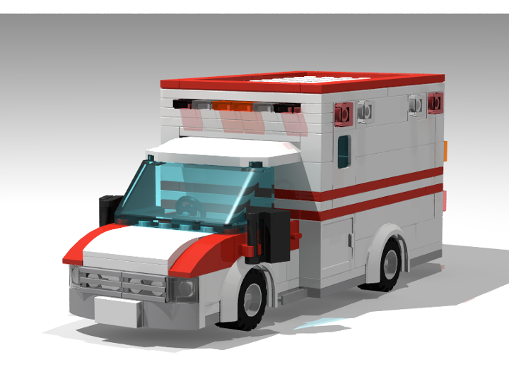 Ambulance from BrickLink Studio [BrickLink]