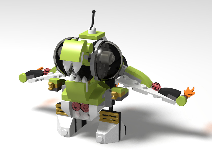 Mixels S4 - Orbitron Max (Modified) from BrickLink Studio [BrickLink]