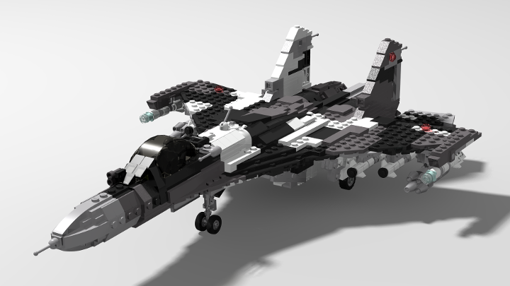 SU-35BM 'Flanker E' : BUYABLE EDITION from BrickLink Studio [BrickLink]