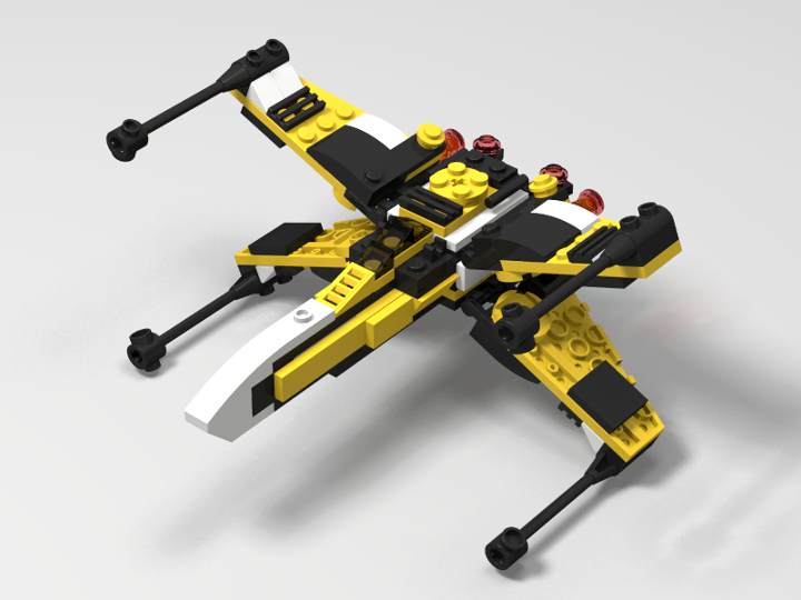 Mini X-Wing MOC from BrickLink Studio [BrickLink]
